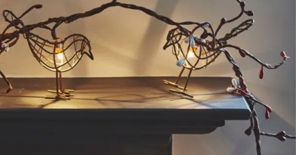 Winter Robin Chain| Lightstyle London